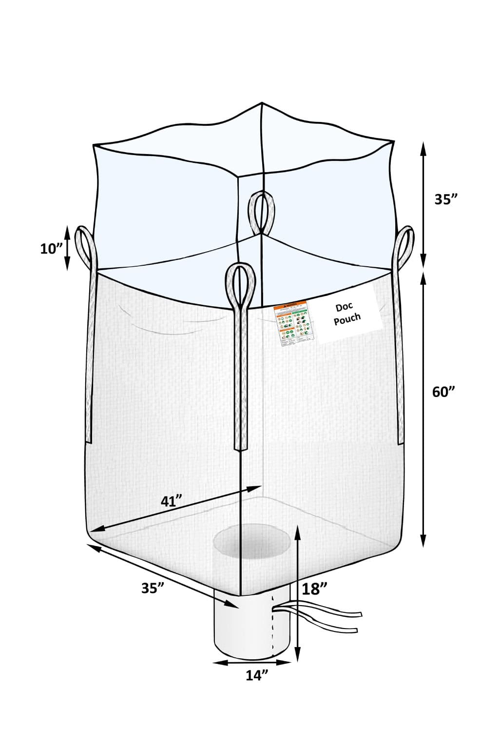 Bulk Bags Supplier Industrial Flexible Bulk Bags